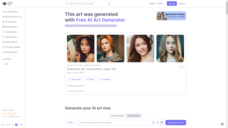 11 Free Dopamine Girl AI Generator Tools in 2024 - AIToolsly.com