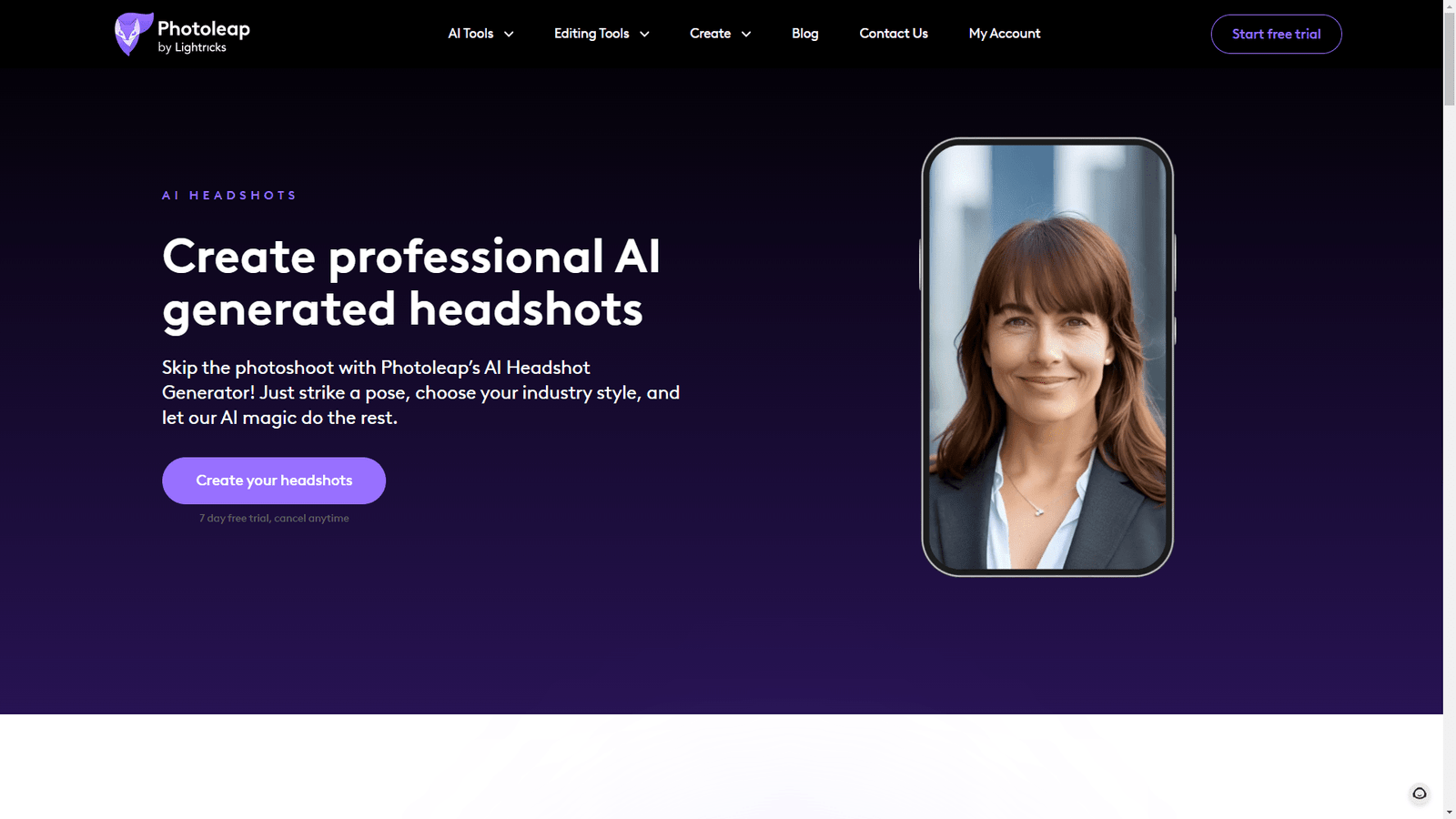 Photoleap AI Headshot Generator: Your Pocket Photographer - AIToolsly.com